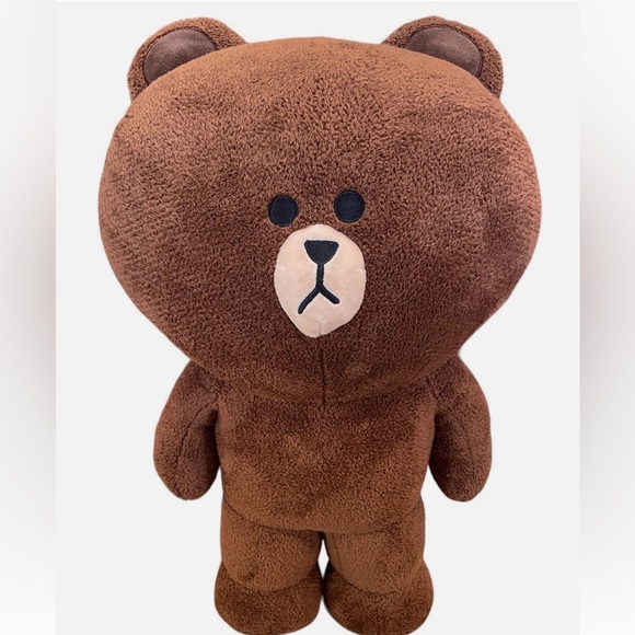LINE FRIENDS | Toys | Gund Line Friends Brown Bear Soft Plush Animal ...